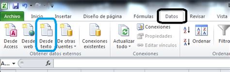 Excel Importar Datos Desde Archivo De Texto Txt