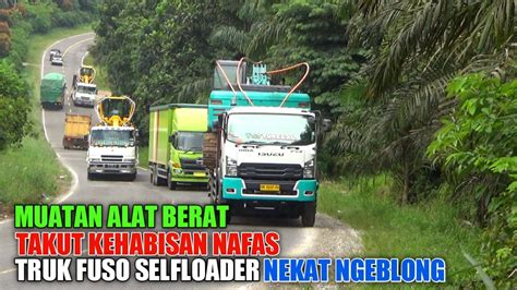 PERJUANGAN TRUK FUSO DAN HINO MELEWATI TANJAKAN PALING RAWAN YouTube