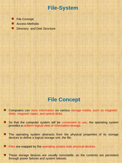 OS Unit IV File System_Part 1 | PDF | Computer File | Computer Data Storage