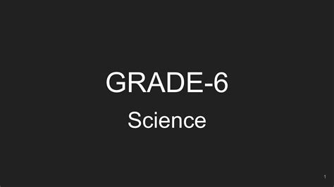 G6 Science Chapter 10 Grade 6 ဆဌမတန်း ဘာသာရပ်အလိုက် သင်ခန်းစာ အရင