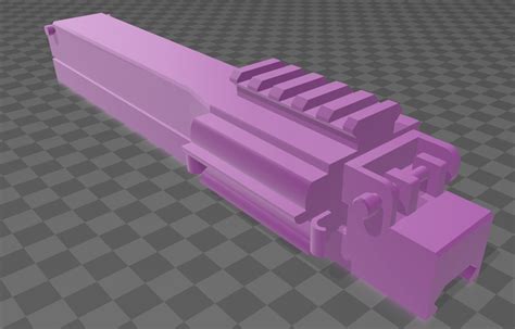 🔫 Lmg Conversion Adapter For M4 Airsoft Upper・ Stl File For 3d Printing・cults