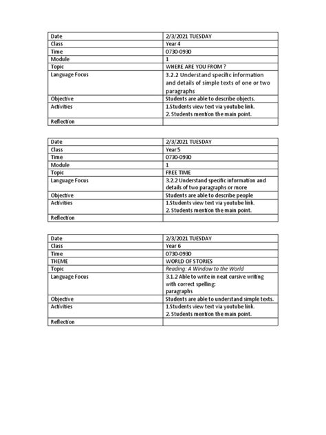 3 2 2 understand specific information and details of simple texts of