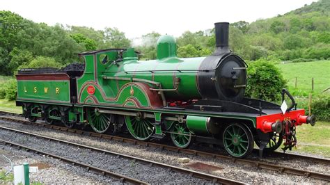 Solve Lswr Class T3 4 4 0 563 At Norden Station Swanage Railway Jigsaw Puzzle Online With 45