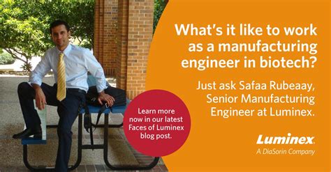 Luminex On Linkedin Manufacturing Engineers Luminex Biotech
