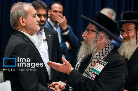 آخرین خبر عکس حضور خاخام های ضد رژیم صهیونیستی در نشست رهبران ادیان