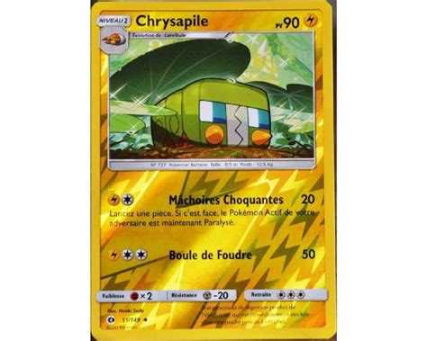 Chrysapile Carte Reverse Peu Commune Pv Soleil Et Lune