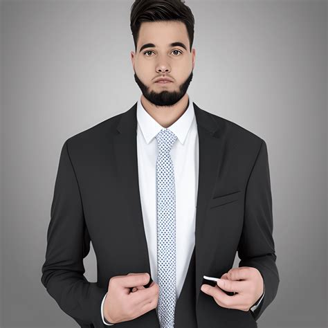 X ID Picture Formal Suit Creative Fabrica