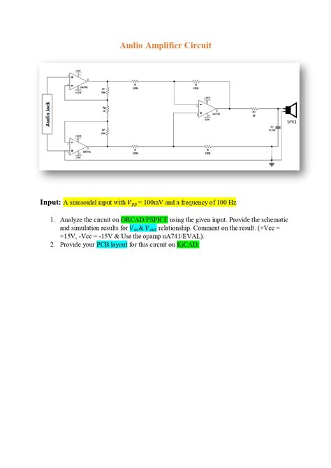 Solved I Need A Screenshot Or Pic For The Orcad Circuit
