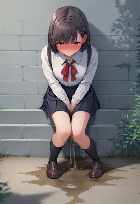 Omorashi Girl Pee Desperation Ai 작품 Pixai