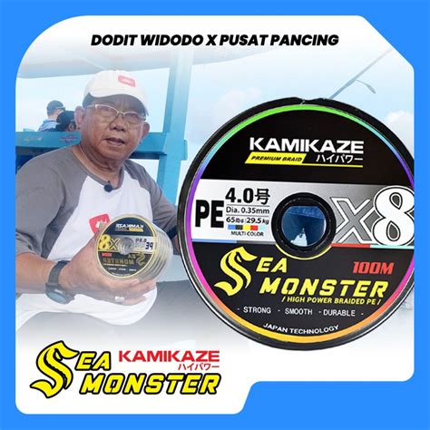 Jual Dudit Widodo X Pusatpancing5 Senar Pancing Pe Kamikaze Sea