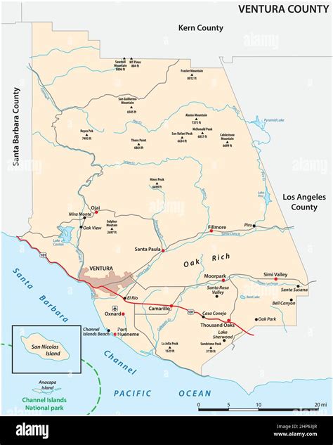 Mapa De Ventura California