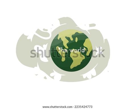 Earth Vector Design Environment Ozone Earth Stock Vector Royalty Free