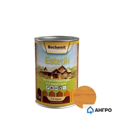 Bochemit Estetik Импрегнант на маслена основа бор 1л АНГРО