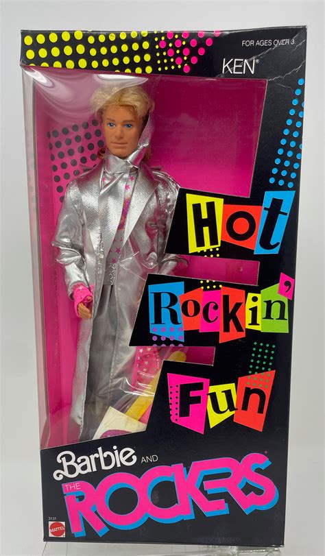 Barbie And The Rockers Hot Rocking Fun Ken 3131 Mattel 1986 Mr