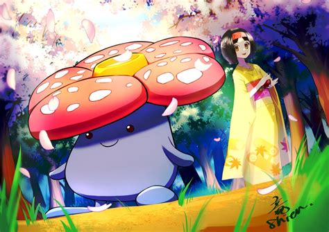 Erika And Vileplume Pokemon And 2 More Drawn By Shien