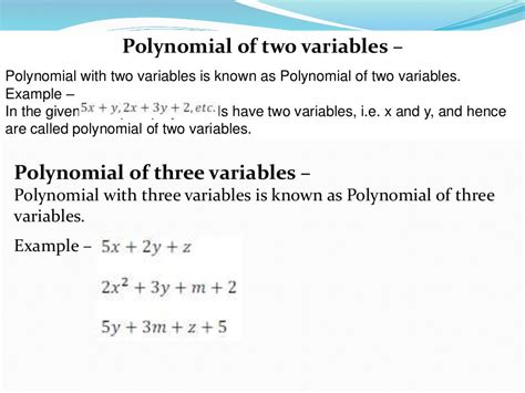 Polynomials For Class 9th
