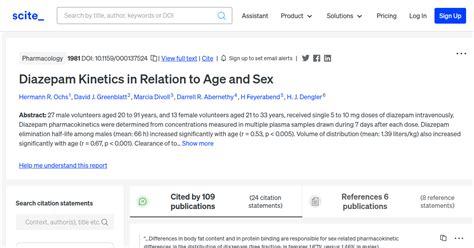 Diazepam Kinetics In Relation To Age And Sex