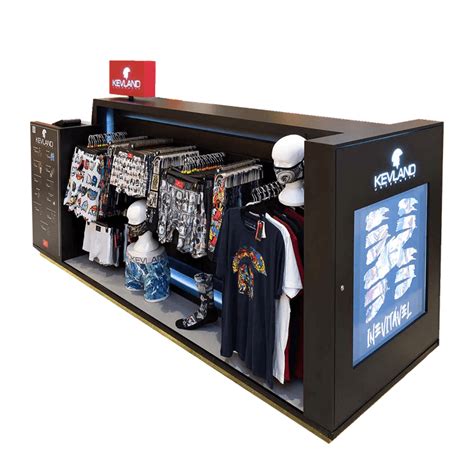 Custom T Shirt Kiosk Display Rack Booth For Sale Mall Kiosk