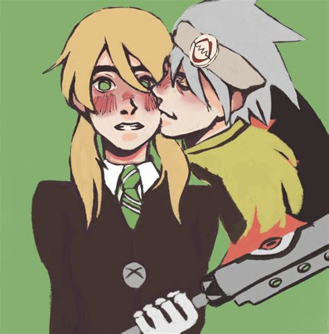 Soul Eater Maka And Crona Kiss