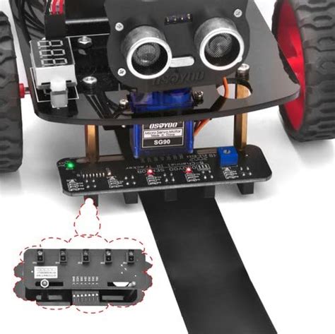 OSOYOO Infrared Line Tracking Sensor Module 7 Pin 25cm Female To