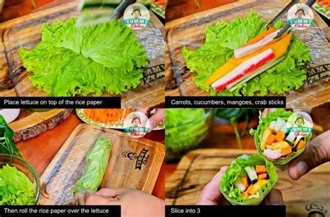 Mango Kani Rolls Refreshing Japanese Inspired Spring Rolls Yummy Kitchen