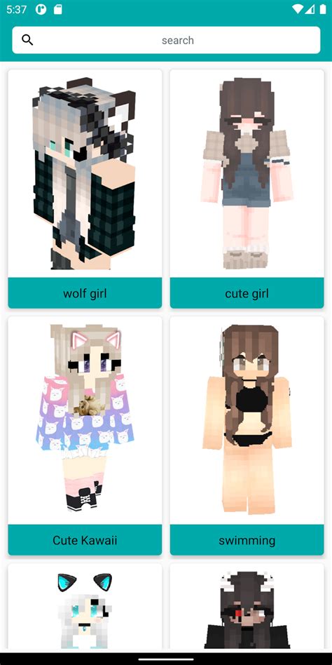 Mine Girl Skins Minecraft Skin Girl Sgmw