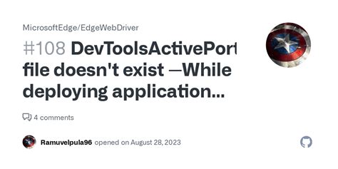 Devtoolsactiveport File Doesnt Exist While Deploying Application Using Tomcat In Chrome