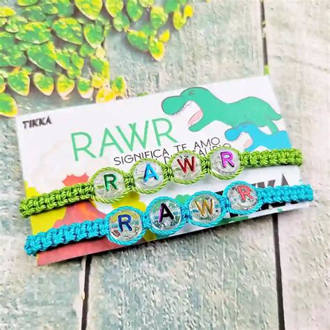 Incluye 2 Piezas Rawr Significa Te Amo En Dinosaurio Tikka Shop