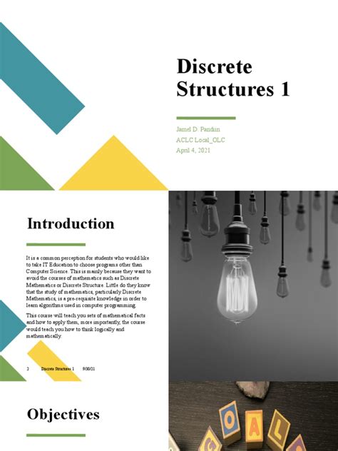 Discrete Structures 1 Week 1 Pdf Discrete Mathematics Mathematics