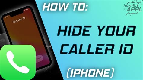 How To Hide Your Caller Id Iphone Youtube