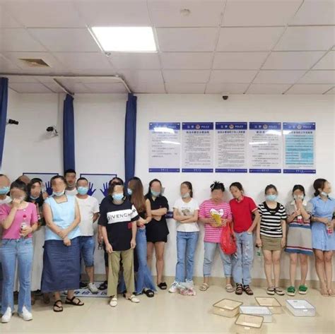 衡阳30名男女当场被抓！违法赌场人员