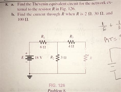 Solved Find The Thevenin Equivalent Circuit For The Network Chegg