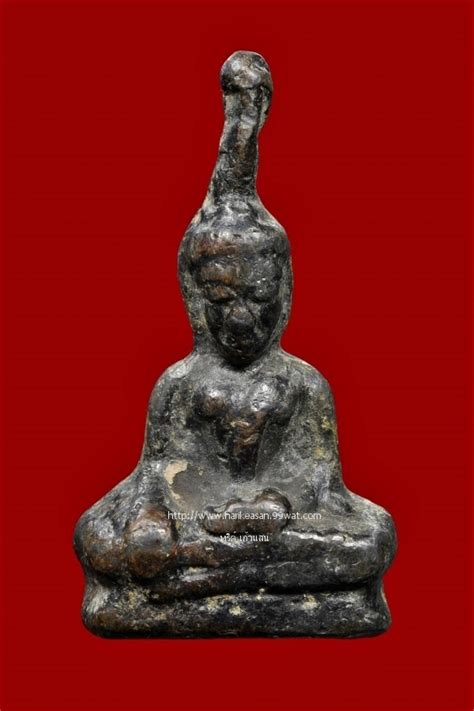 พระท่ากระดานเนื้อตะกั่วสนิมแดงพิมพ์ใหญ่ กรุศรีสวัสดิ์ จ กาญจนบุรี หริด์ เก้าแสน