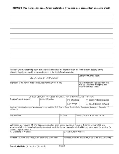 Application For Disability Insurance Benefits Free Download