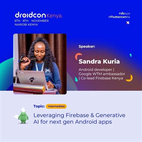 sandra kuria on linkedin my droidcon speaking debut🥳 excited to be on stage this week at…