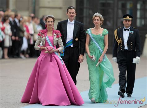 Las infantas Elena Cristina e Iñaki Urdangarín en Suecia