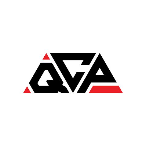 Qcp Triangle Letter Logo Design With Triangle Shape Qcp Triangle Logo Design Monogram Qcp