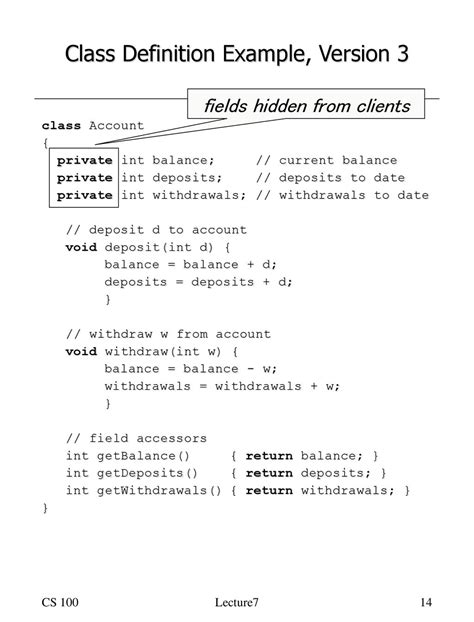 Cs100j Lecture 7 Previous Lecture This Lecture Java Constructs Ppt