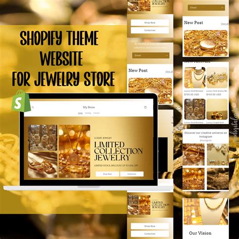 Jewelry Store Shopify Theme Shopify Shopify Setup Shopify Templates