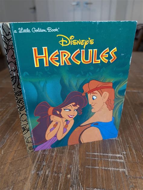 Vintage Little Golden Book Disneys Hercules 1997 Etsy