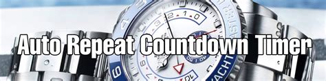 Exploring Auto Repeat Countdown Timer Watches