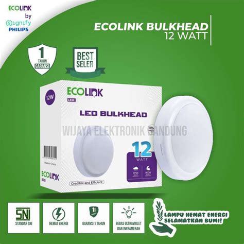 Jual Ecolink Lampu Led Bulkhead Kuning [12 W] Di Seller Wijaya
