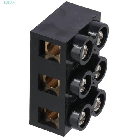 Bahan Terminal Block 500v 60a Screw Electric Barrier Strip Terminal