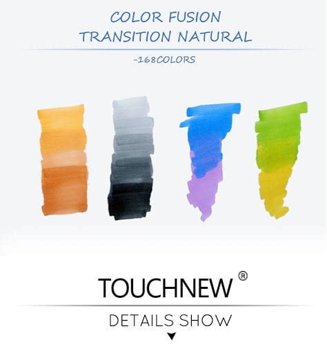 Explore The Innovative TOUCHNEW Sketch Markers