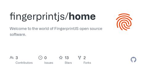 Github Fingerprintjs Home Welcome To The World Of Fingerprintjs Open Source Software