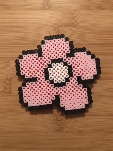 Pastel Flower Perler Bead Coasters Etsy