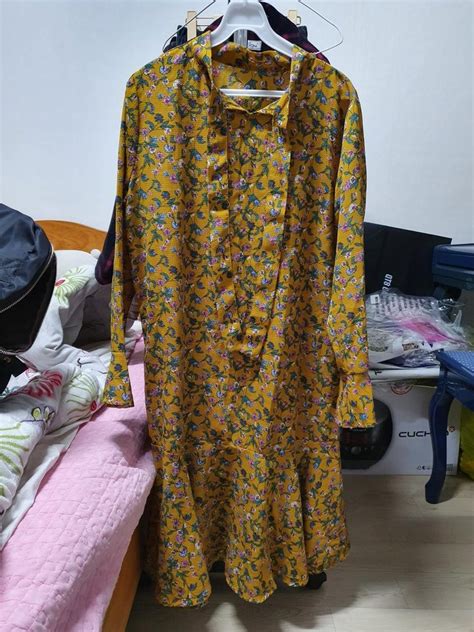 꽃무늬 원피스 세컨웨어 헬로마켓