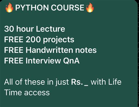 HOUR PYTHON LECTURES