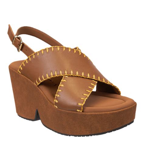 Naked Feet Tofino Wedge Sandals In Brown Em 2024