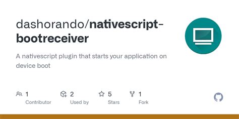 GitHub Dashorando Nativescript Bootreceiver A Nativescript Plugin That Starts Your